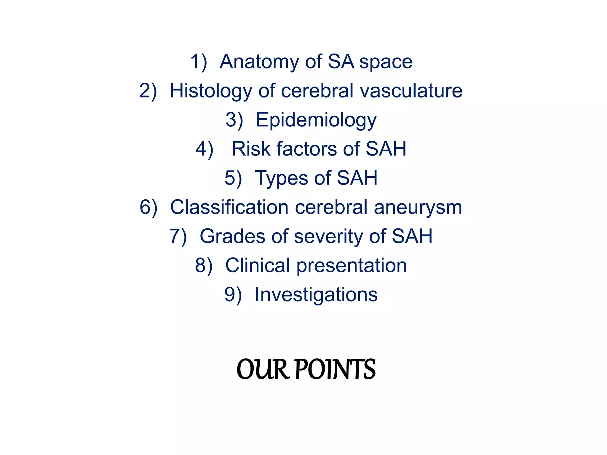 Subarachnoid hemorrhage | PPTX