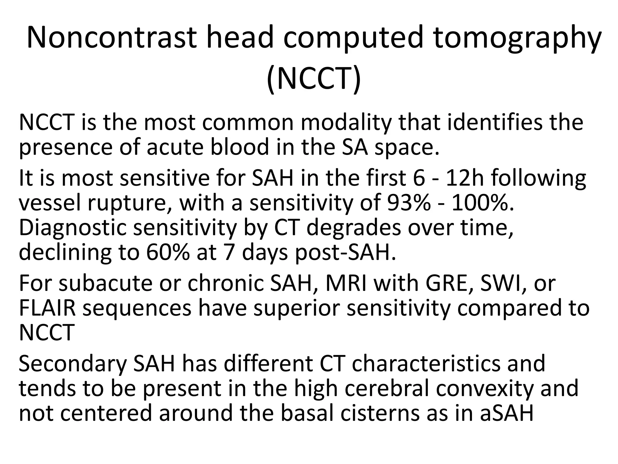 Subarachnoid hemorrhage | PPTX