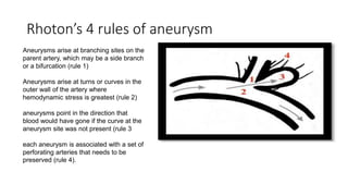Subarachnoid Hemorrhage (SAH) and Aneurysm presentation.pptx