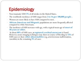 Subarchnoid haemorrhage 2.pdffyfuhghgkfkufkufkug | PDF