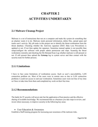 Malware Cleanup Project | PDF | Computing | Technology & Computing