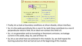 DRIFT DIFFUSION TRANSPORT MODEL | PPTX