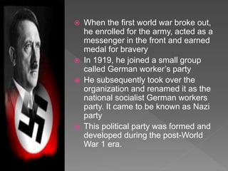 Nazism and rise of Hitler | PPTX