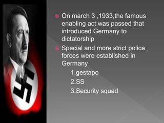 Nazism and rise of Hitler | PPTX