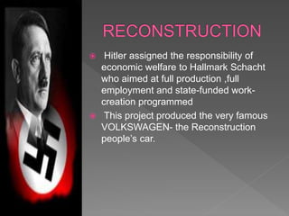 Nazism and rise of Hitler | PPTX