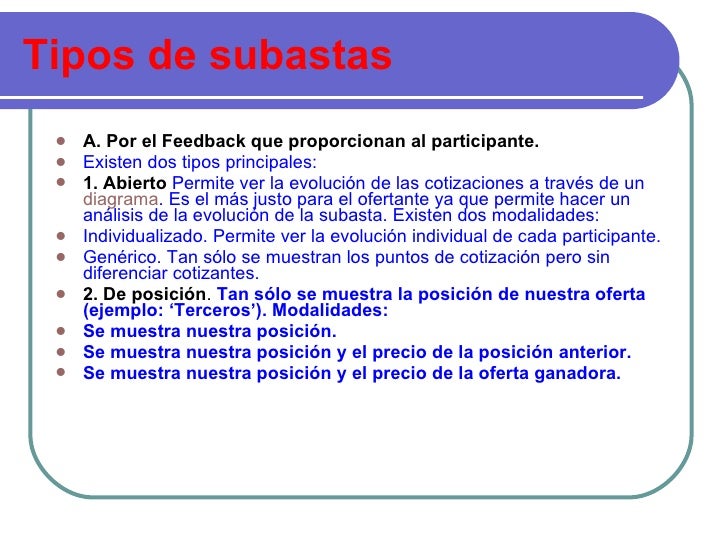 Subastas Electronicas