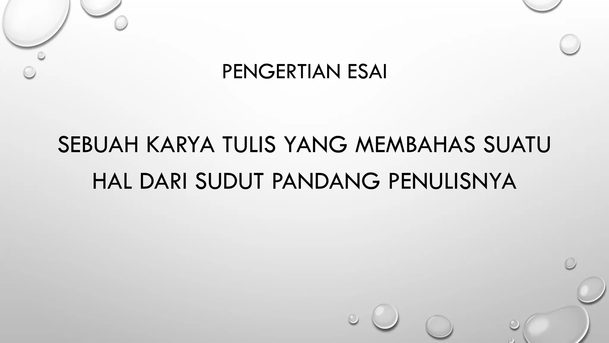 PPT bab 2 bahasa indonesia kelas 9 tentang teks esai kelas 9 | PPTX
