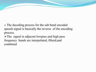 Sub band project | PPTX