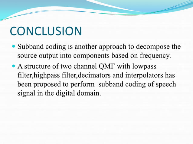 Sub band project | PPTX