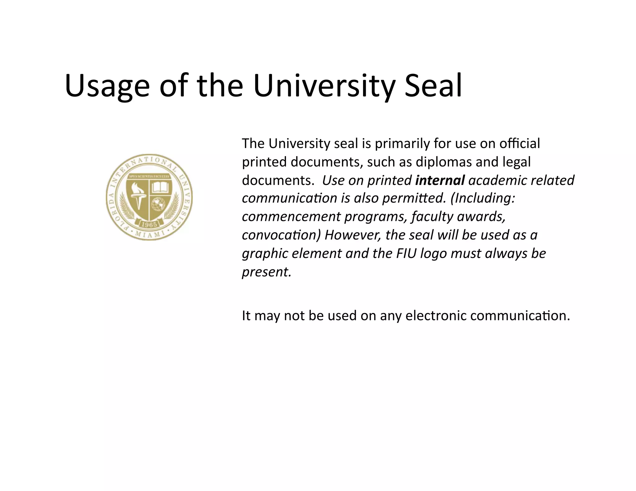 New FIU Logo Introduction | PDF