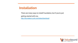 Foundation Front-End Framework Overview | PPT