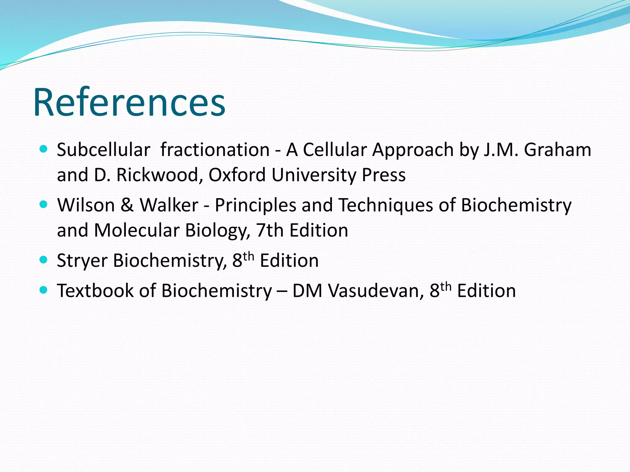 Subcellular fractionation and marker proteins | PPTX