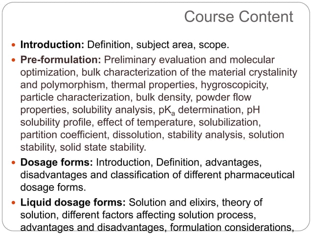 Pharmaceutical Technology 1 | PPTX | Skin and Dermatology | Diseases and Conditions
