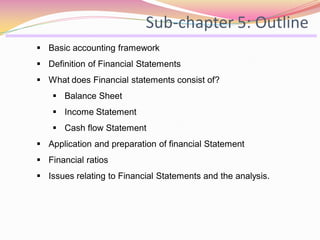 Sub chapter 6 financial statement | PDF