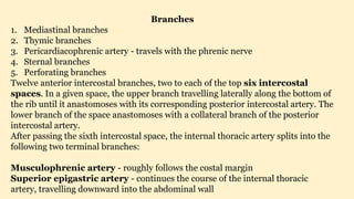 Subclavian artery and it's branches | PPTX