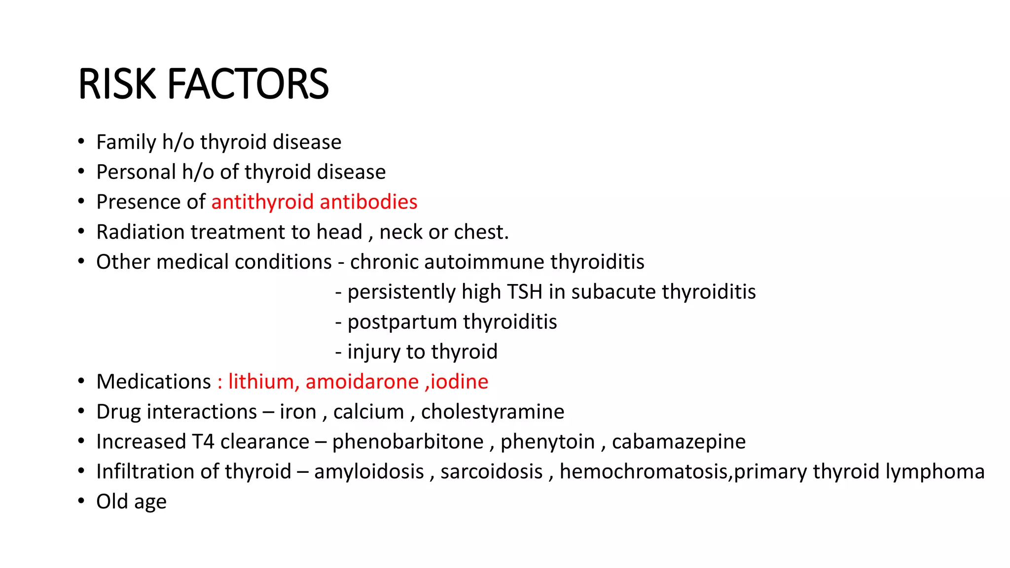 SUBCLINICAL HYPOTHYROIDISM | PPTX