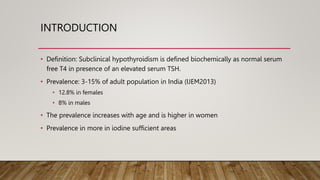 subclinical hypothyroidism.pptx