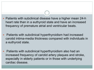 Sub clinical thyroid dysfunction | PPTX