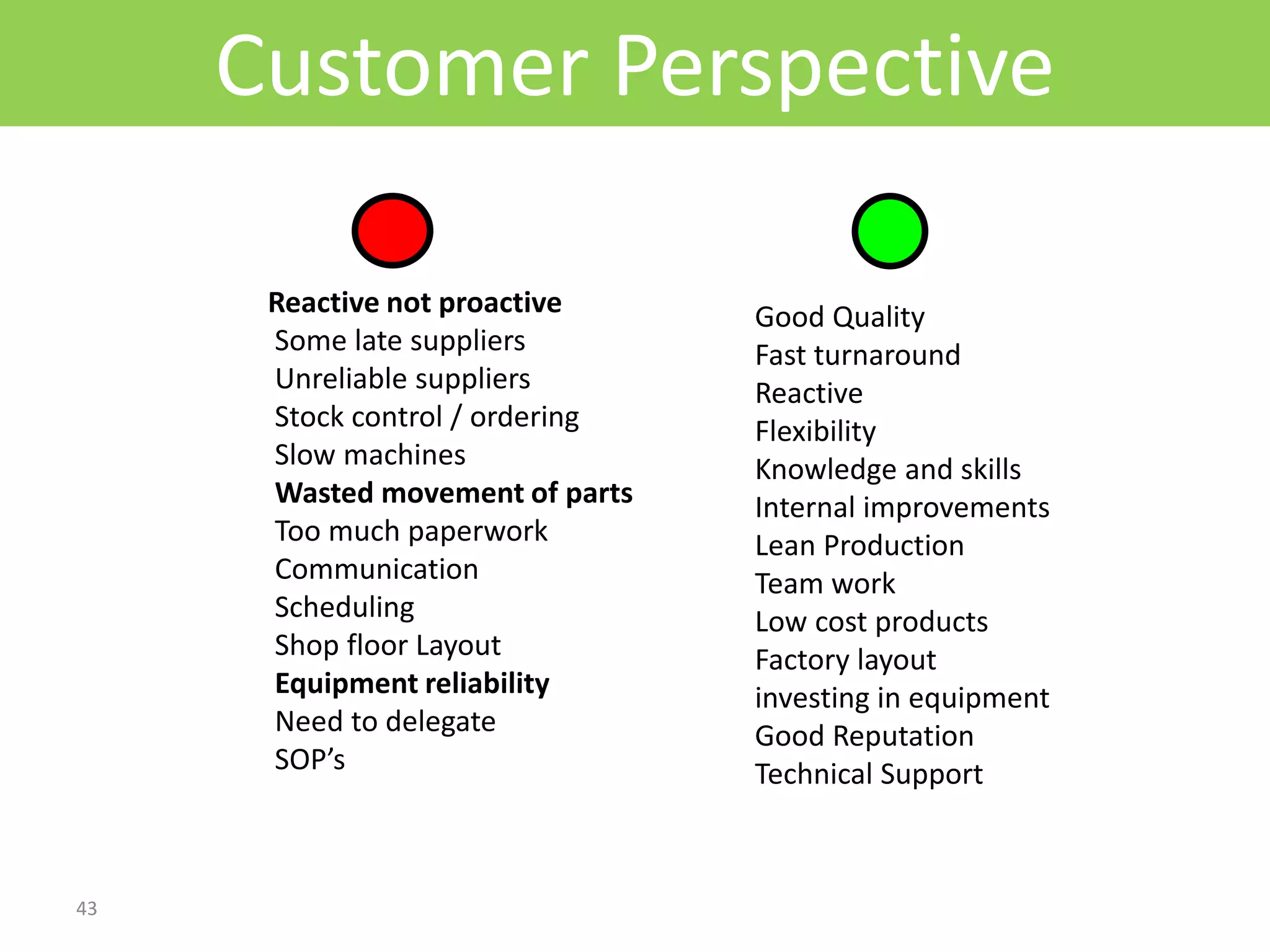 Lean Benchmarking and value chain optimisation | PPTX