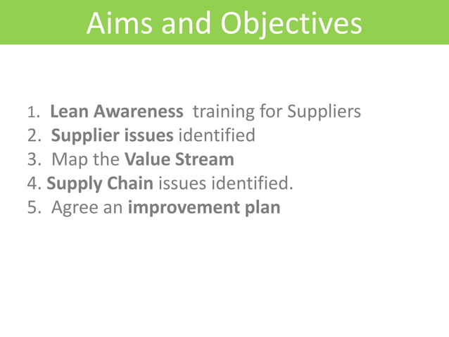 Lean Benchmarking and value chain optimisation | PPTX | Logistics ...