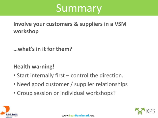 Lean Benchmarking and value chain optimisation | PPTX | Logistics ...