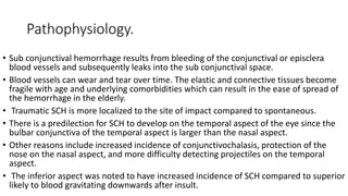 Subconjunctival haemorrhage | PPTX