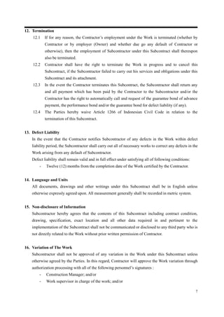 Subcontract Agreement Konstruksi- CLEAN DRAFT.doc