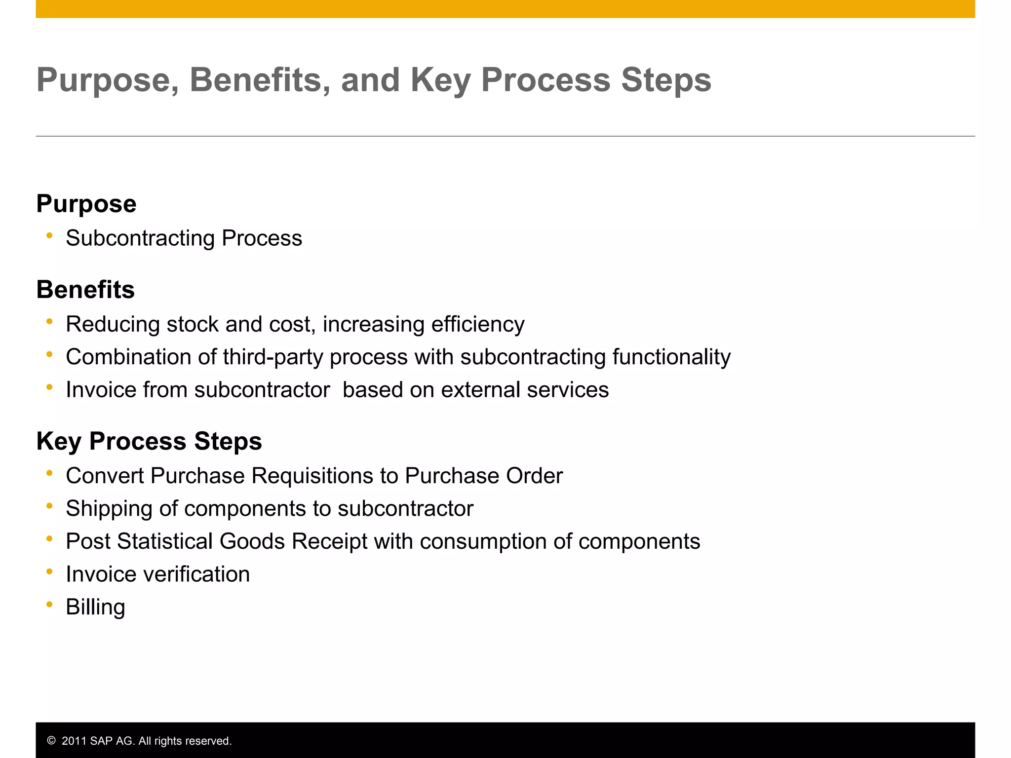 Subcontracting | PPT