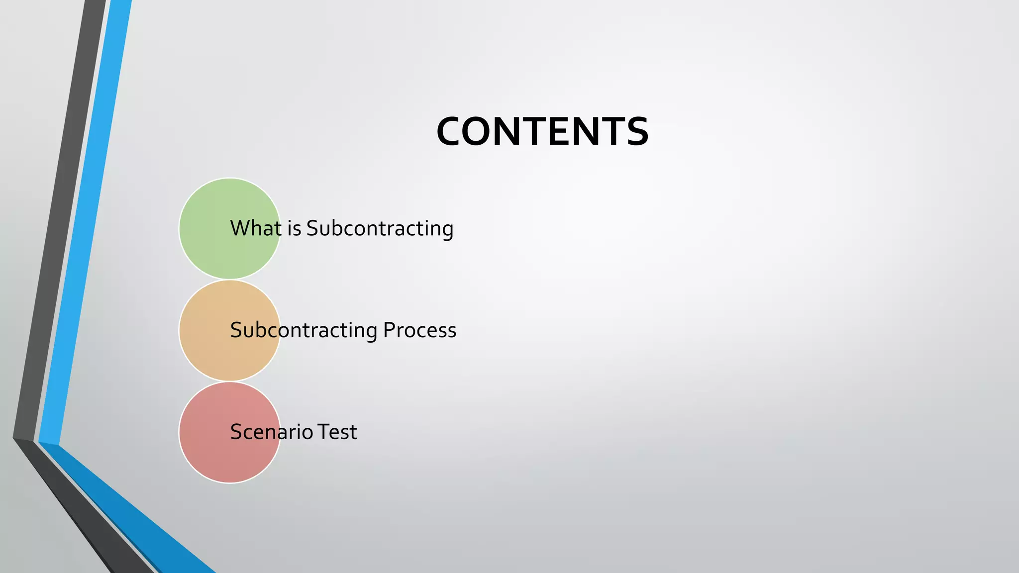 Subcontracting | PDF