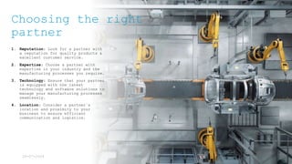 Subcontracting/Job work/ Contract manufacturing in SAP | PPTX