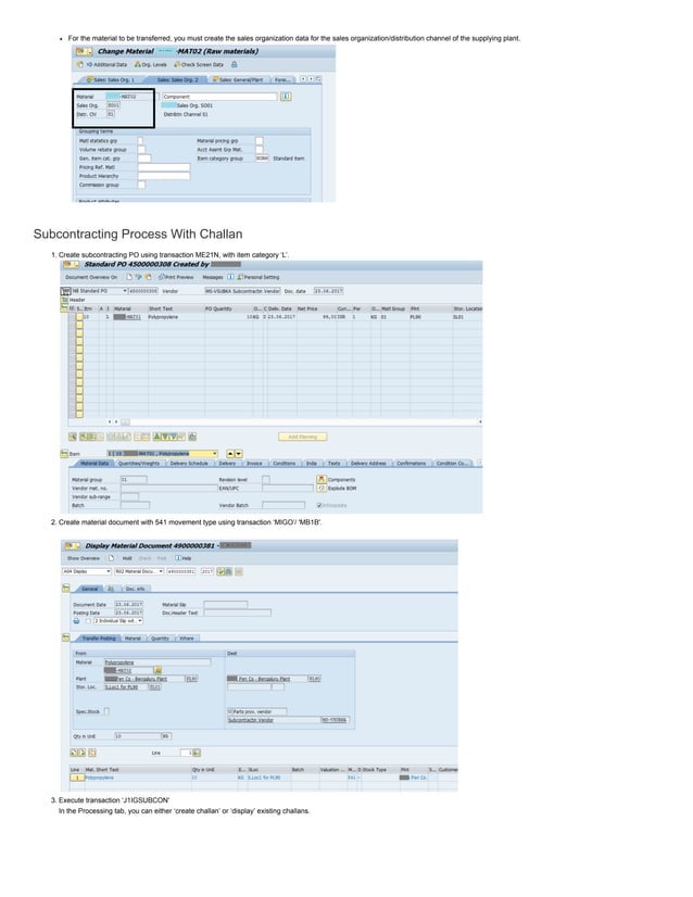 Subcontracting process jobwork in gst | PDF | Logistics | Business