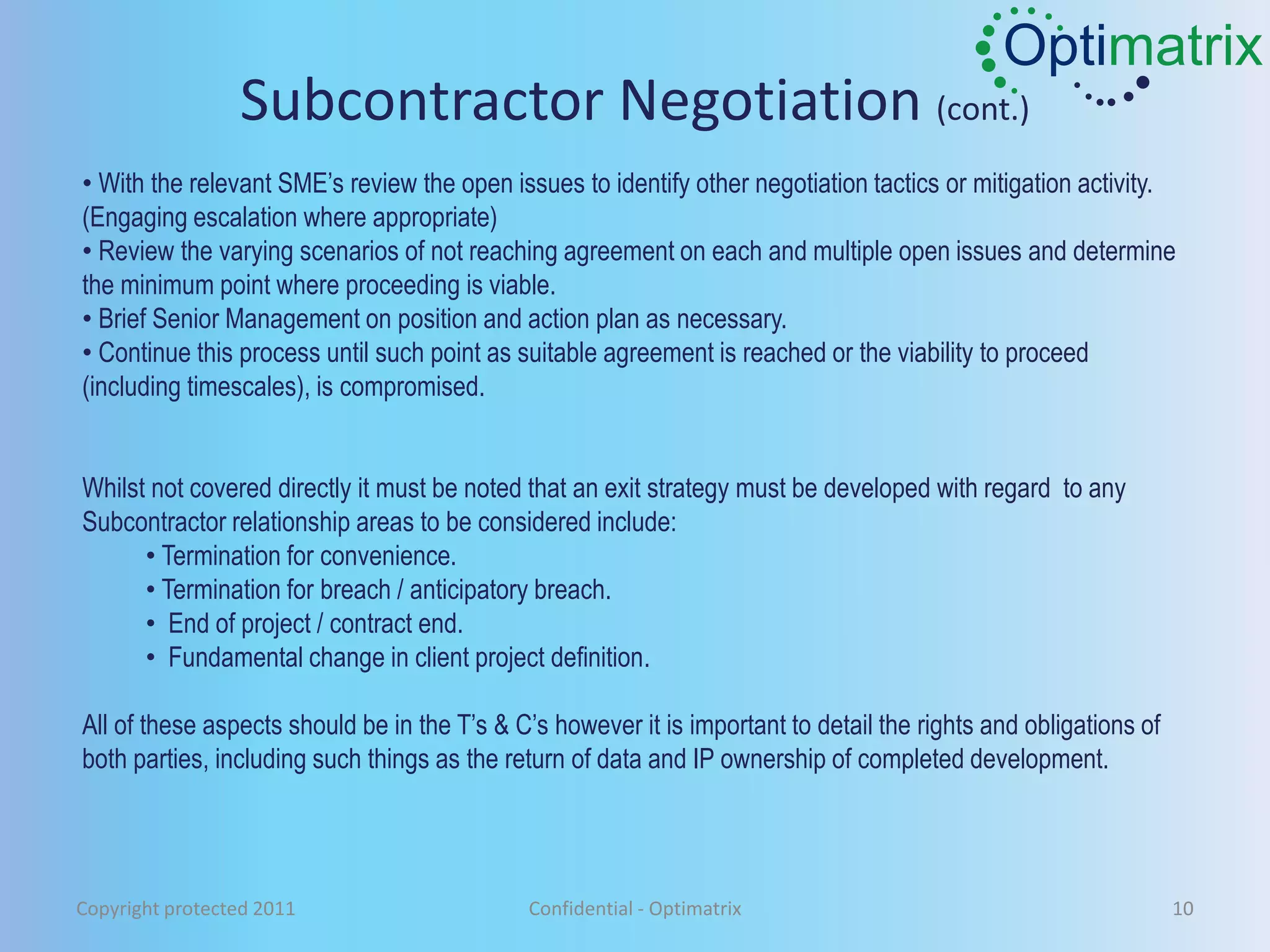 Subcontractor management guidelines | PDF