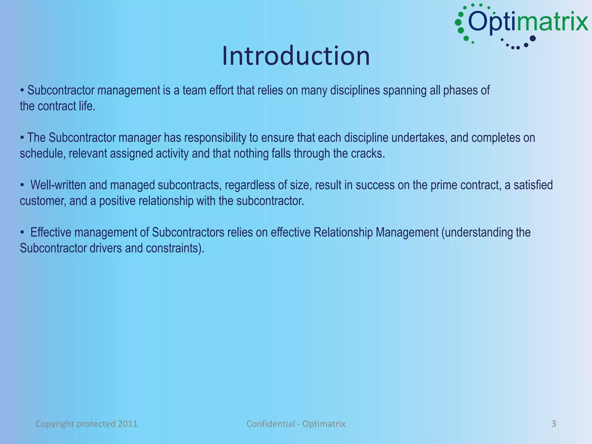 Subcontractor management guidelines | PDF