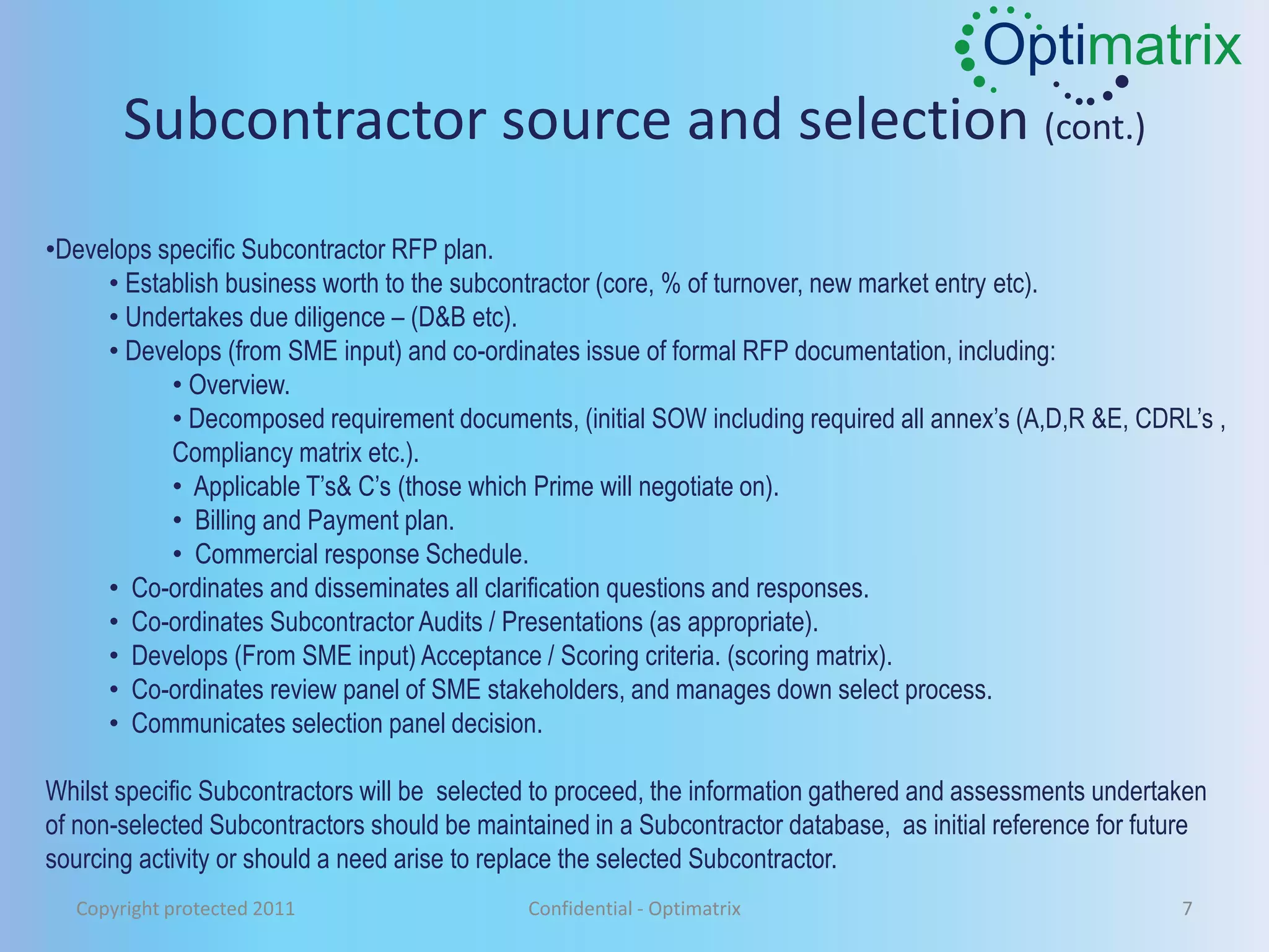 Subcontractor management guidelines | PDF