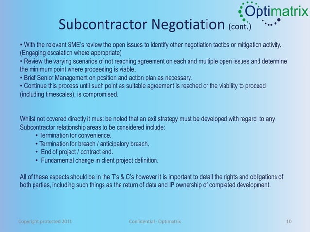 Subcontractor management guidelines | PDF