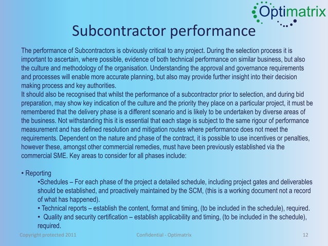 Subcontractor management guidelines | PDF