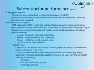Subcontractor management guidelines | PDF