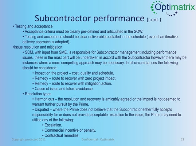 Subcontractor management guidelines | PDF