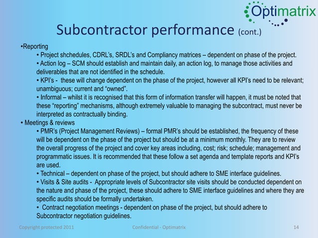 Subcontractor management guidelines | PDF