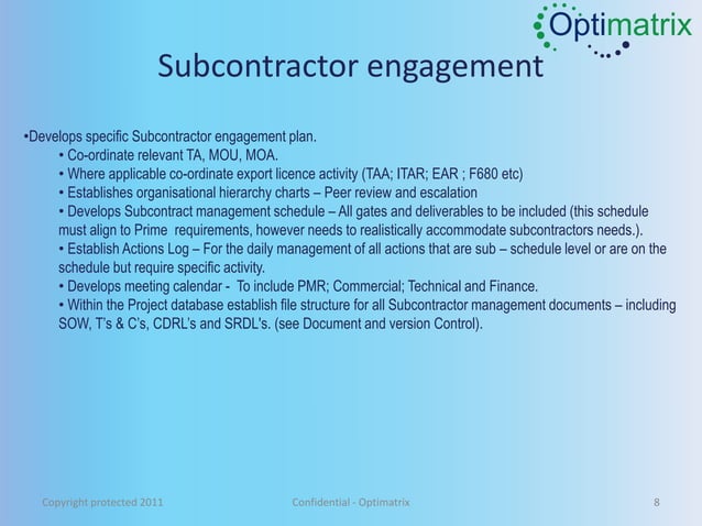 Subcontractor management guidelines | PDF