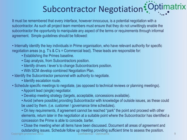 Subcontractor management guidelines | PDF