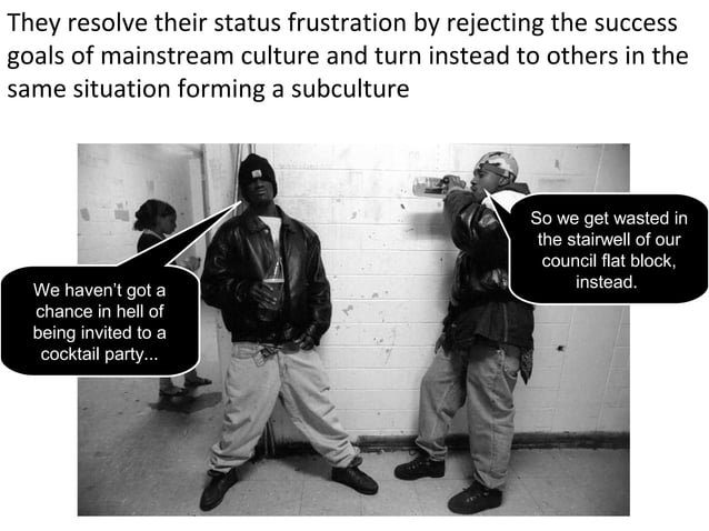 Subcultural strain theorists l1 | PPT