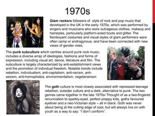 Subculture Representation | PPTX