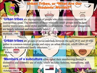 Subcultures in The Classroom: Informing ELT, engaging students! | PPT