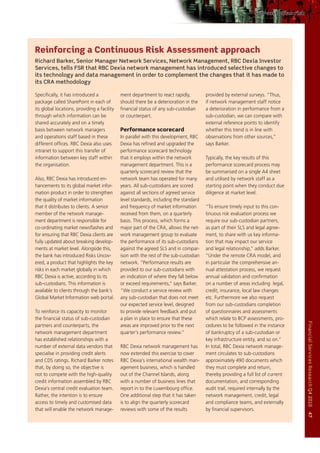 Sub custodian Risk Monitoring: analysing shifts in the industy practise ...