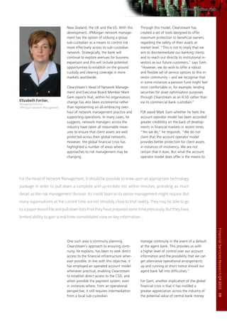 Sub custodian Risk Monitoring: analysing shifts in the industy practise ...