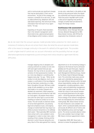 Sub custodian Risk Monitoring: analysing shifts in the industy practise ...