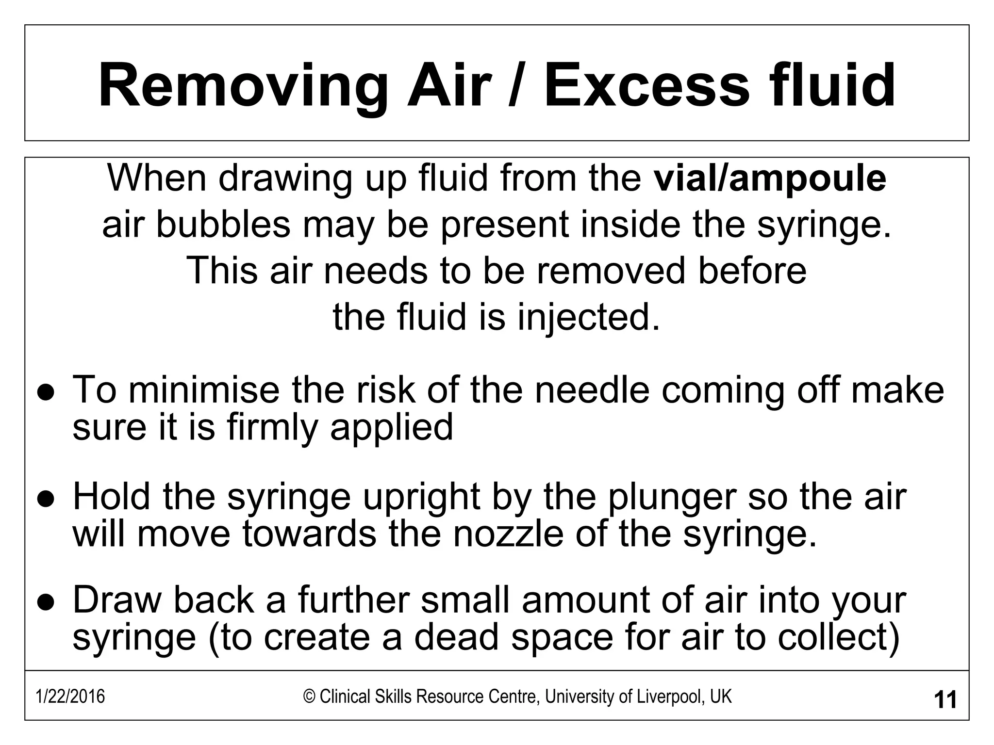 Subcutaneous Injection Technique | PPTX
