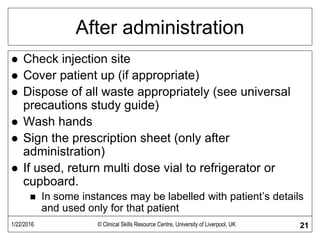Subcutaneous Injection Technique | PPTX