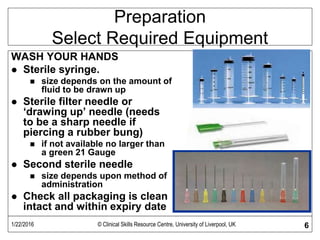 Subcutaneous Injection Technique | PPTX